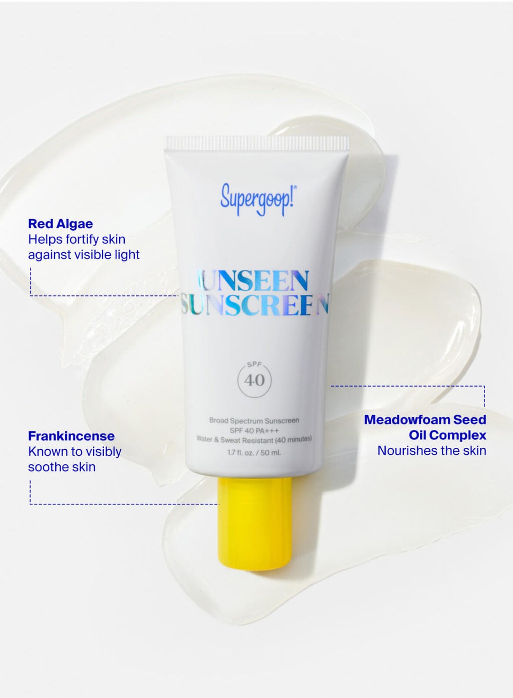 Supergoop Unseen Sunscreen SPF 40 – Invisible, Weightless Protection ...